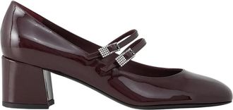 Le Silla Femme, Chaussures, Rouge, Taille: 38 EU Danielle Mary Jane 50 Escarpins