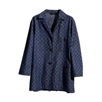 Gucci Gg Dedim Blazer - - Blouses & Shirts - Damen - Blau - S