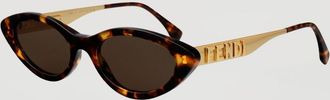Fendi Sonnenbrille Damen Farbe Braun