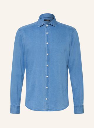 Strokesman's Strokesmans Jeanshemd Slim Fit blau