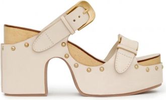 Zimmermann Femme, Chaussures, Blanc, Taille: 40 EU Sandale &agrave; plateforme