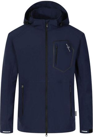 Blue Wave Softshelljacke Herren Jacke Louis mit verstellbarer Kapuze - winddicht & atmungsaktiv