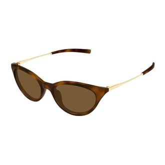 Saint Laurent Cat-eye Sonnenbrille - - Accessories - Damen - Braun - 53 MM