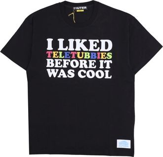 Iuter Coole Teletubbies Schwarzes Herren T-Shirt - - Tops - Herren - Schwarzk - S