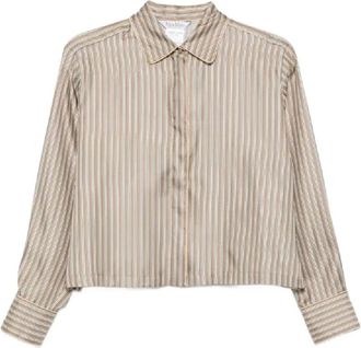 Max Mara Damen, Blusen & Hemden, Beige, 2XSGr&ouml;&szlig;e