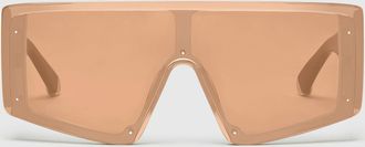 Stella McCartney Translucent Square Sunglasses, Woman, Rose beige pink