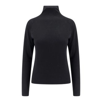 The Row Schwarzer leichter Wollpullover mit langen &Auml;rmeln - - Knitwear - Damen - Schwarzk - M