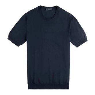 Fay Homme, Pulls, Bleu, Taille: L T-shirt &agrave; manches courtes