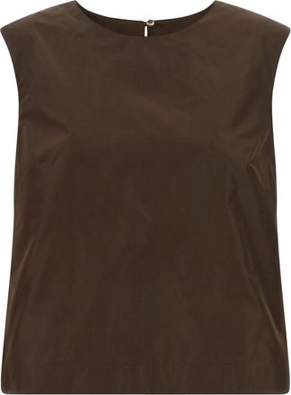 P.A.R.O.S.H. P.a.r.o.s.h., Femme, Tops, Brun, Taille: 44 FR Pimpy26 Taffeta Top