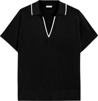 Aspesi Femme, Tops, Noir, Taille: 40 FR Polo 3224