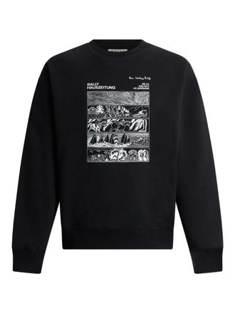 Bally embroidered graphic sweatshirt - Noir