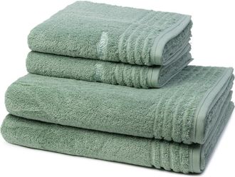 Vossen 4 teiliges Frottier-Set - Vienna Style Supersoft (2 X Handtuch 2 X Duschtuch im Set) - 620 g/m2 - Baumwolle - Frottee - saugstark - weich und flauschi