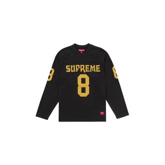 SUPREME Affiliated L/S Football Top - - Sport - Herren - Schwarzk - XL