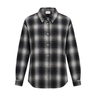 Marella Chemise Emmfarsa - Femme - Blouses et Chemises - Gris - Taille: 36 FR
