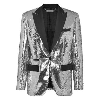 Philipp Plein Homme, Vestes, Gris, Taille: L Blazer Lord Fit