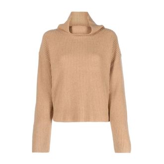 Polo Ralph Lauren Beiger Woll-Kaschmir-Casual-Pullover - - Knitwear - Damen - Beige - XL
