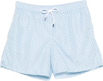 Fedeli Homme, Maillots de bain, Bleu, Taille: 2XL Madeira Swim Trunk