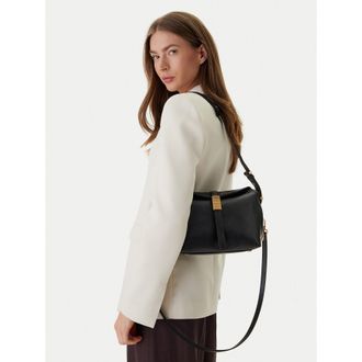 Pinko Handtasche PINKO Saddle Baguette Mini AI 25-26 PLTT 105895 A1ZX Schwarz