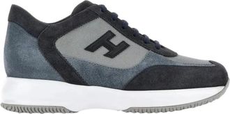 Hogan Homme, Chaussures, Bleu, Taille: 39 1/2 EU Baskets Interactive