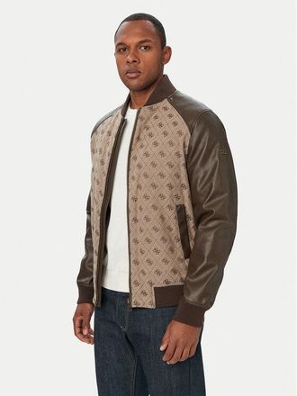 Guess &Uuml;bergangsjacke 182886 Braun Classic Fit