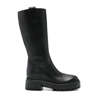 Hogan H700 Lederstiefel - - Shoes - Damen - Schwarzk - 41 EU