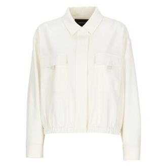 Fabiana Filippi Viskose-Mischgewebe Jacke - - Jackets - Damen - Wei&szlig; - S