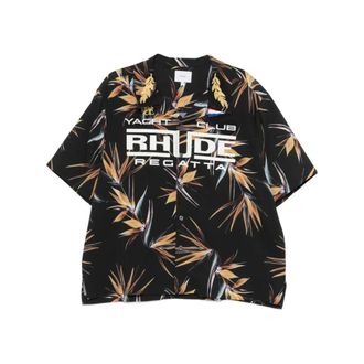 Rhude Herren, Shirts, Schwarzk, MGr&ouml;&szlig;e