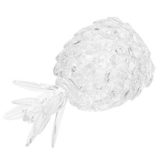 Cabilock Ananas Figur Glas Kristallklar Langlebig Kreative Wohnraumdeko Tischdekoration Kompakt