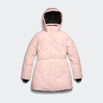 Canada Goose Leslie Parka mit farblich Tonal Label (Weiblich, Vintage Rose, S)