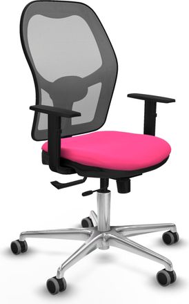 Piqueras y Crespo B&uuml;rostuhl Rosa Jorquera mit 1D-Armlehnen, h&ouml;henverstellbare Lendenwirbelst&uuml;tze, ausgestattet mit Syncro/Traslack und eingespritztem Schaum. Mit Rollen