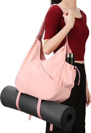 Generico F&uuml;r Yoga und Fitnessstudio | Wasserdicht mit gro&szlig;er Kapazit&auml;t, f&uuml;r weibliche Gymnastik mit feuchter Tasche, f&uuml;r Wochenendreisen, Pilates, Training, B&uuml;