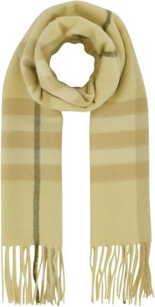 Burberry unisex, Accessoires, Beige, Taille: ONE Size Giant Check Cashmere Scarf