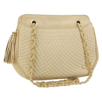 Bally Sac bandouli&egrave;re en cuir Pre-owned - Femme - Pre-owned - Beige - Taille: ONE Size
