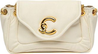 Coccinelle C-Me Fluffy Handtasche Puffy Glattes Leder