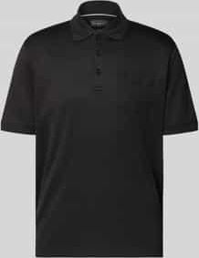 Bugatti Regular Fit Poloshirt mit Brusttasche und Label-Stitching