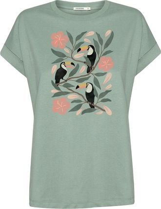Greenbomb T-Shirt Tucan Flower Loony (GOTS)