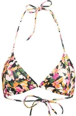 SOWE BIARRITZ Haut de maillot de bain &agrave; fleurs Faustine