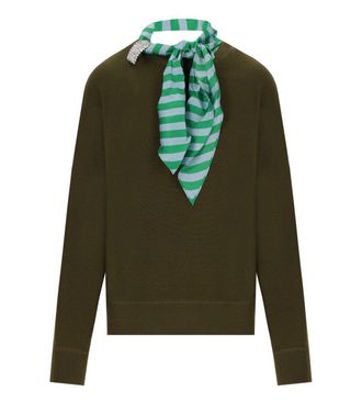 Essentiel PULL-OVER KURTIS KHAKI ESSENTIEL ANTWERP