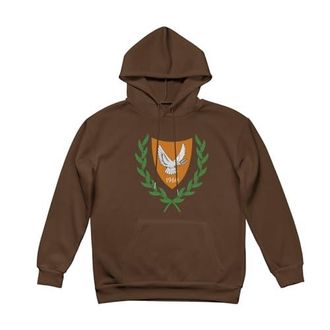 Generic Sweatshirts &Agrave; Capuche Hommes Doublure Polaire Imprim&eacute; Graphique Chypre Embl&egrave;me National Pull Hoodie Hauts Streetwear Vintage Pull De D&eacute;tente Athleisur
