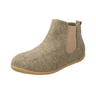 Rohde Damen, Frauen, Hausschuhe,Wechselfußbett,bequem-Schuhe,Komfortschuhe,Gummi-Laufsohle,LEINEN,36 EU / 3.5 UK