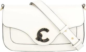 Coccinelle Femme, Sacs, Blanc, Taille: ONE Size Sac bandouli&egrave;re C-Me en cuir de veau