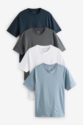 Next T-Shirt Regular Fit T-Shirts, 4er-Pack (4-tlg)