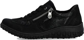 Rieker 59501 Chaussures &agrave; Lacets pour Femme Noir Taille 41 EU, Noir, 41 EU
