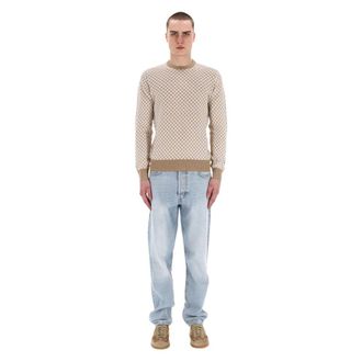 Drumohr Biscottino Rundhals-Pullover - - Knitwear - Herren - Mehrfarbig - XL