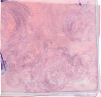 Versace Jeans Couture Femme, Accessoires, Rose, Taille: ONE Size Barocco Patterned Scarf