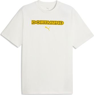 Puma T-shirt ftblCulture Borussia Dortmund Homme, Accessoires, Blanc, 3XL