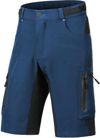 Generic JJDFW Short cargo imperm&eacute;able pour homme Pantalon dext&eacute;rieur respirant &agrave; s&eacute;chage rapide Short d&eacute;t&eacute; d&eacute;contract&eacute; confortable, bleu marine, 6XL