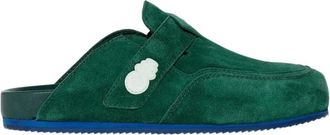 Casablanca Homme, Chaussures, Vert, Taille: 45 EU Mule dExt&eacute;rieur en Cuir