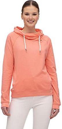 Ragwear SAWYERR Veste &agrave; capuche zipp&eacute;e pour femme avec col montant et poches lat&eacute;rales, Coral 2341_4005, L