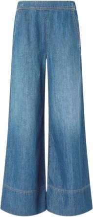 Pinko Pinko, Femme, Jeans, Bleu, Taille: 40 FR Spiaggia Pantalone